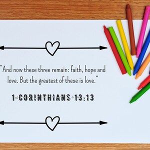 Bible Verse Coloring Pages, Lord's Prayer Coloring Book Craft, Kids ...