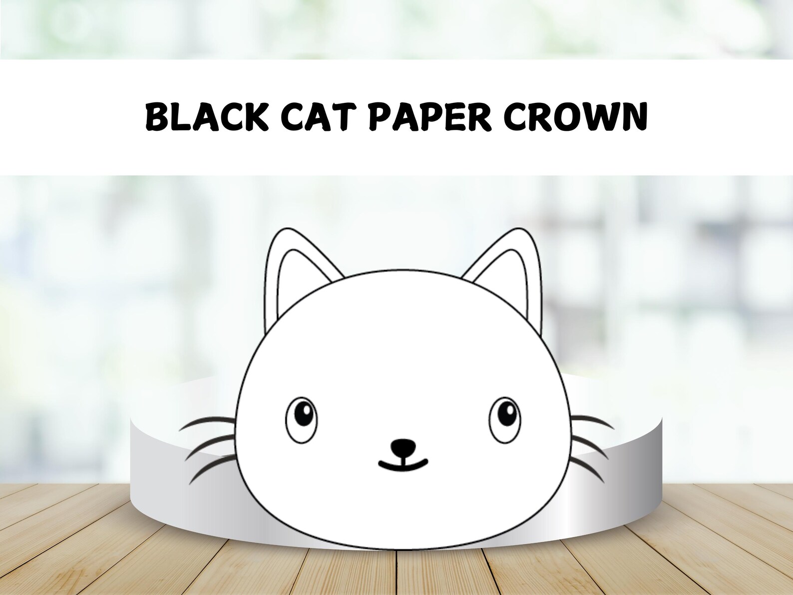 Halloween Paper Crowns Printable, Halloween Party Hats, Kids Halloween ...