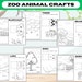 Zoo Animal Crafts, Printable Animal Crafts, Zoo Animals Preschool ...
