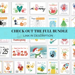 Happy Birthday Handprint Art Craft, Printable Birthday Gift, Baby ...