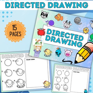 Directed Drawings for Kids, Art Activities for Elementary Students ...