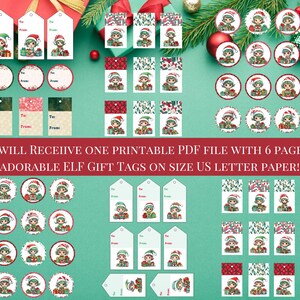 Christmas Gift Tags Printable, Christmas Elf Tags, Elf Tradition ...