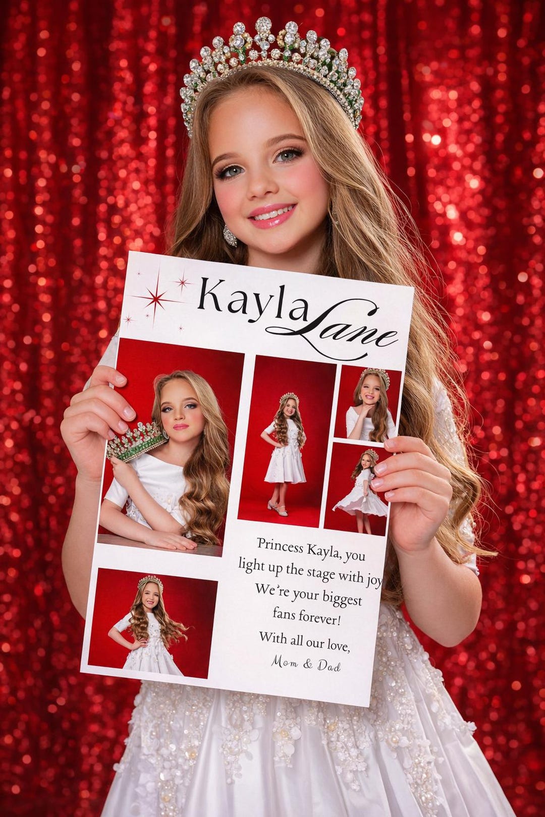 Pageant Ad Template Full Page, Editable Canva Program Ad, Miss Pageant ...