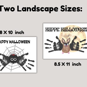 Halloween Handprint Art Bundle, Halloween Activities, Handprint Craft ...