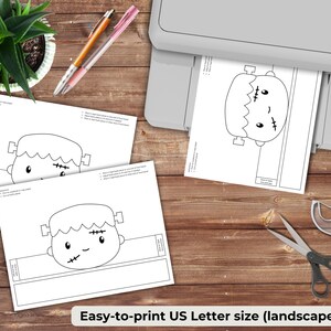 Frankenstein Paper Crown Template, Printable Halloween Party Hat ...