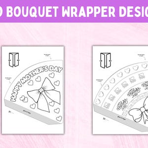 Mother's Day Build a Bouquet Kid Craft, Mother's Day Printable Craft ...