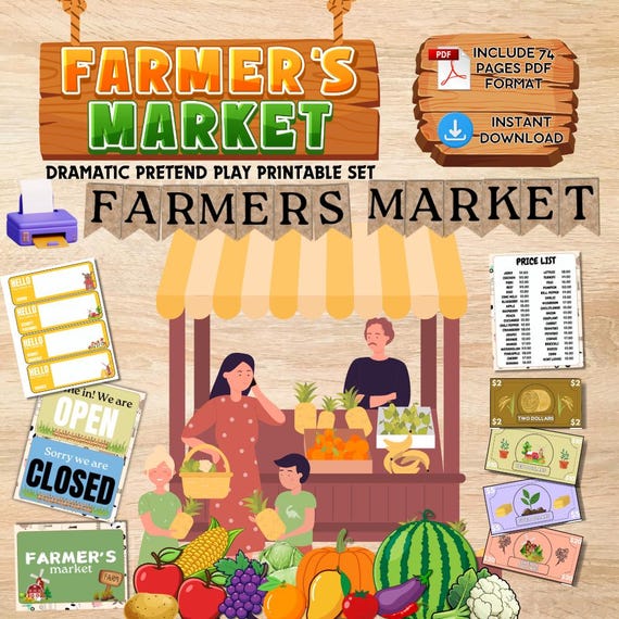 Farmers Market Role Play Area