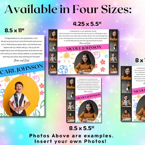 Editable Elementary Yearbook Ad Template, Graduation Tribute Full Page ...