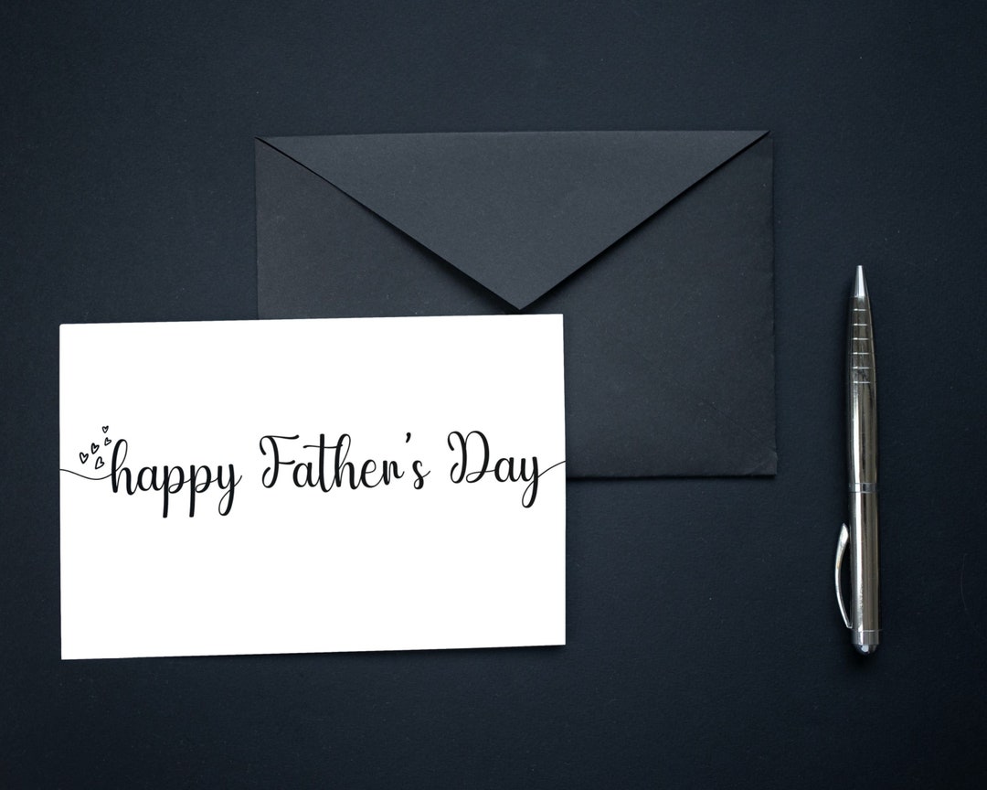 Father's Day Printable Cards Heartfelt Fathers Day Card - Etsy