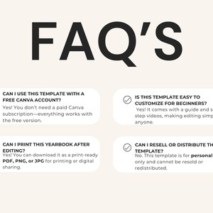 Elementary Yearbook Template, Editable Canva Yearbook, School Memory ...