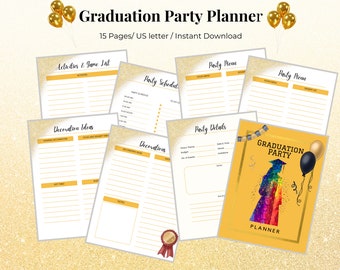 Graduation Party Planning List - Etsy