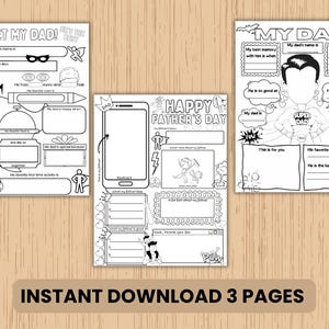 Father's Day Coloring Pages, Super Hero Dad Coloring Pages, Father's ...