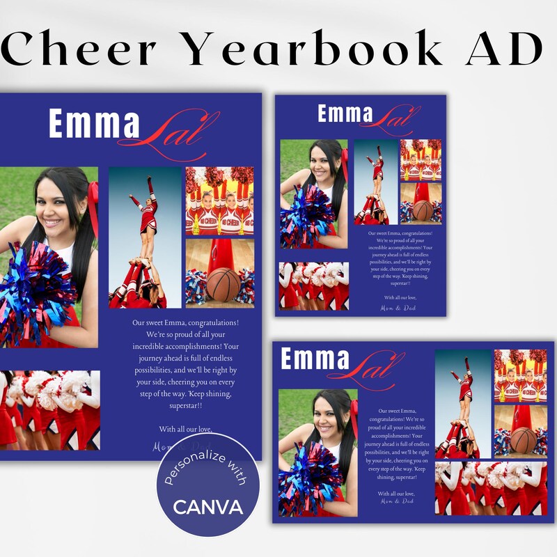 Playbill Ad Template - Etsy