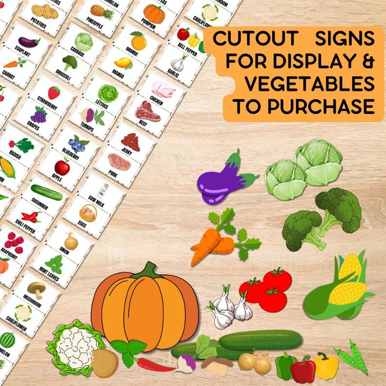 Farmers Market Dramatic Play, Produce Stand Dramatic Play Center ...