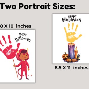 Halloween Handprint Art Bundle, Halloween Activities, Handprint Craft ...