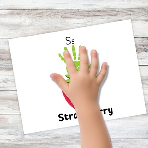 Animal Alphabet Handprint Art Craft Bundle, A-Z Alphabet Footprint Art ...