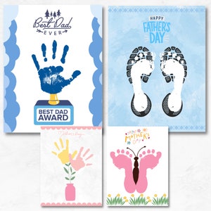 Handprint & Footprint Craft Bundle, Handprint Memory Book, Memory Art ...