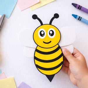 Spring Bee Cut and Glue Activity, Preschool Scissor & Fine Motor Skills ...