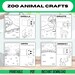 Zoo Animal Crafts, Printable Animal Crafts, Zoo Animals Preschool ...