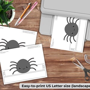 Spider Paper Crown Template, Halloween Printable Paper Crown, Halloween ...