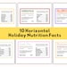 Editable Holiday Nutrition Fact Labels, Christmas Treat Bag Templates ...