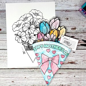 Mother's Day Build a Bouquet Craft Bundle, Printable Flower Crafts ...