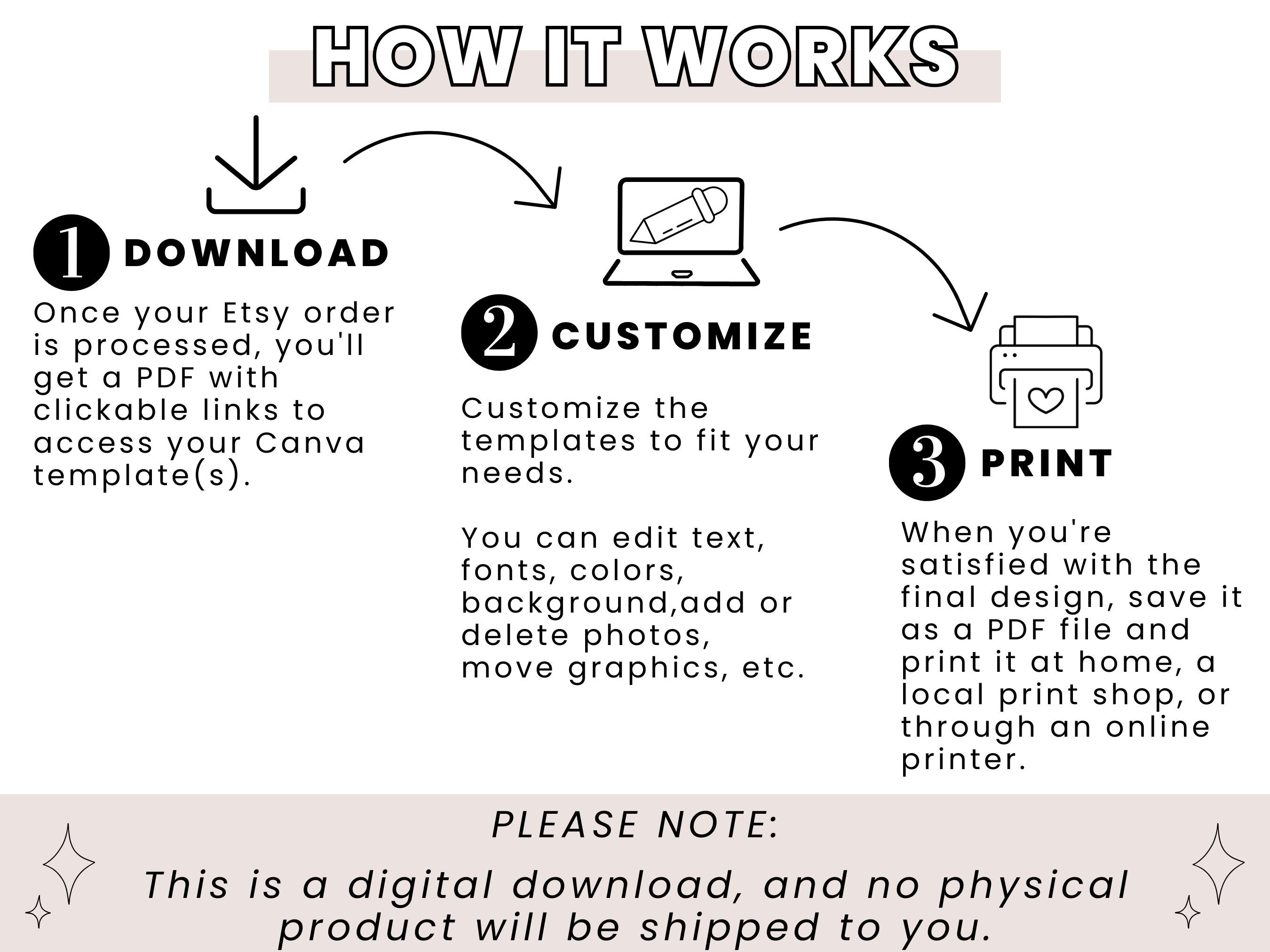Printable Happy Birthday Time Capsules Set, Birthday Editable Time ...