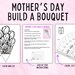 Mother's Day Build a Bouquet Kid Craft, Mother's Day Printable Craft ...