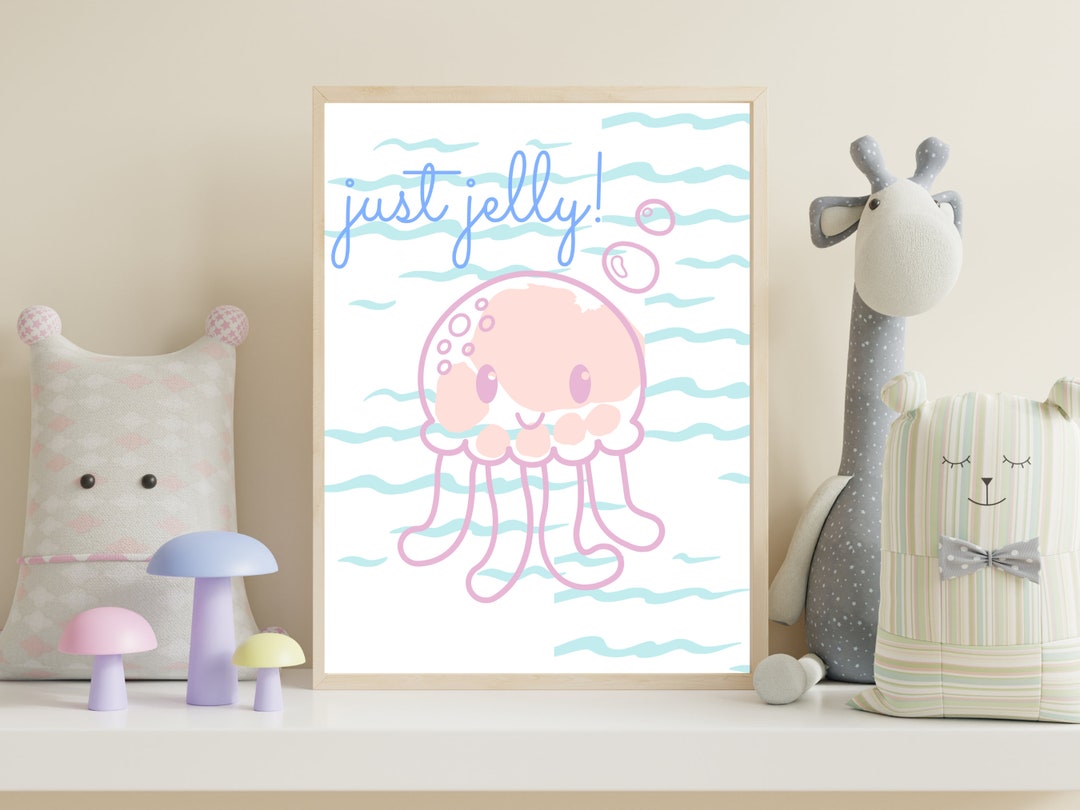 Jellyfish Handprint Craft, Under the Sea Craft, Jellyfish Footprint ...