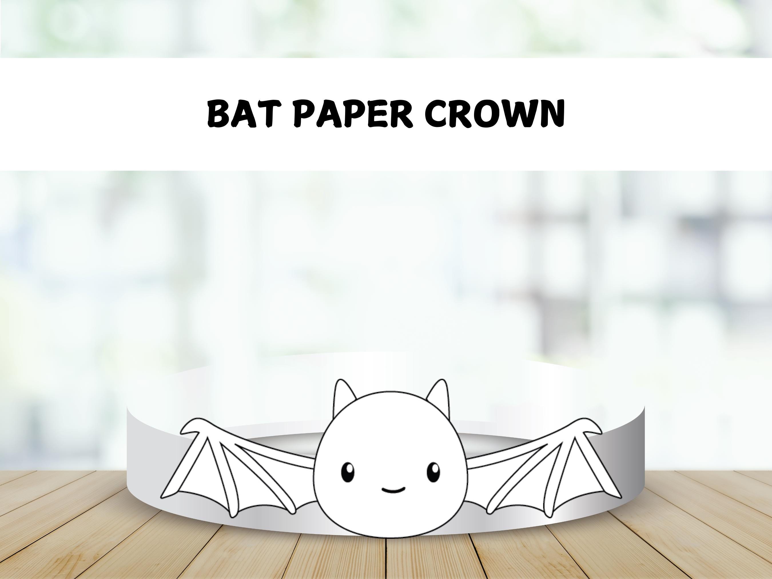 Halloween Paper Crowns Printable, Halloween Party Hats, Kids Halloween ...