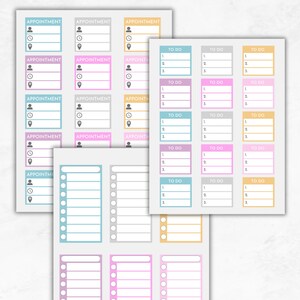 Teacher Planner Stickers, Printable Back to School Stickers, Planner ...