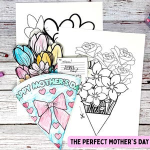 Mother's Day Build a Bouquet Craft Bundle, Printable Flower Crafts ...
