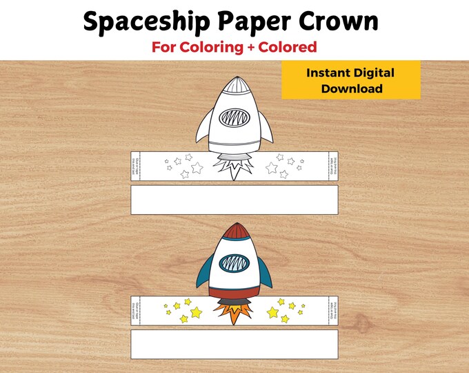 Sun Paper Crowns Astronomy Summer Spring Printable Kids Craft Birthday ...