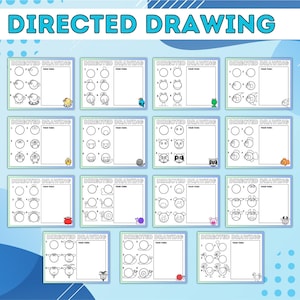 Directed Drawings for Kids, Art Activities for Elementary Students ...