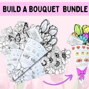 Mother's Day Build a Bouquet Craft Bundle, Printable Flower Crafts ...