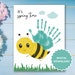 Spring Handprint Art Craft, Memory Art Keepsakes, Preschool Daycare ...