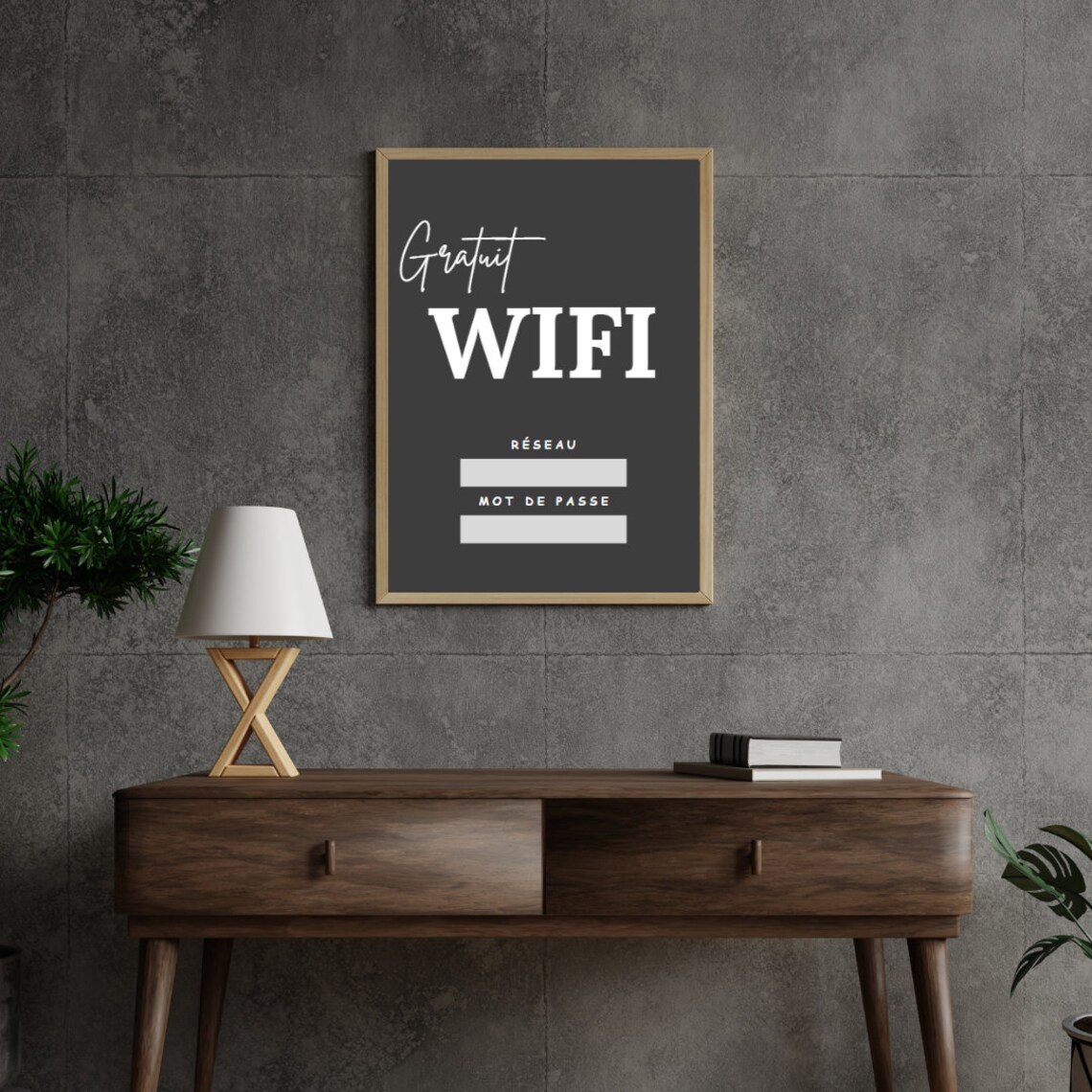 Wifi Password Printable, Wifi Password Download, Wifi Password Business ...