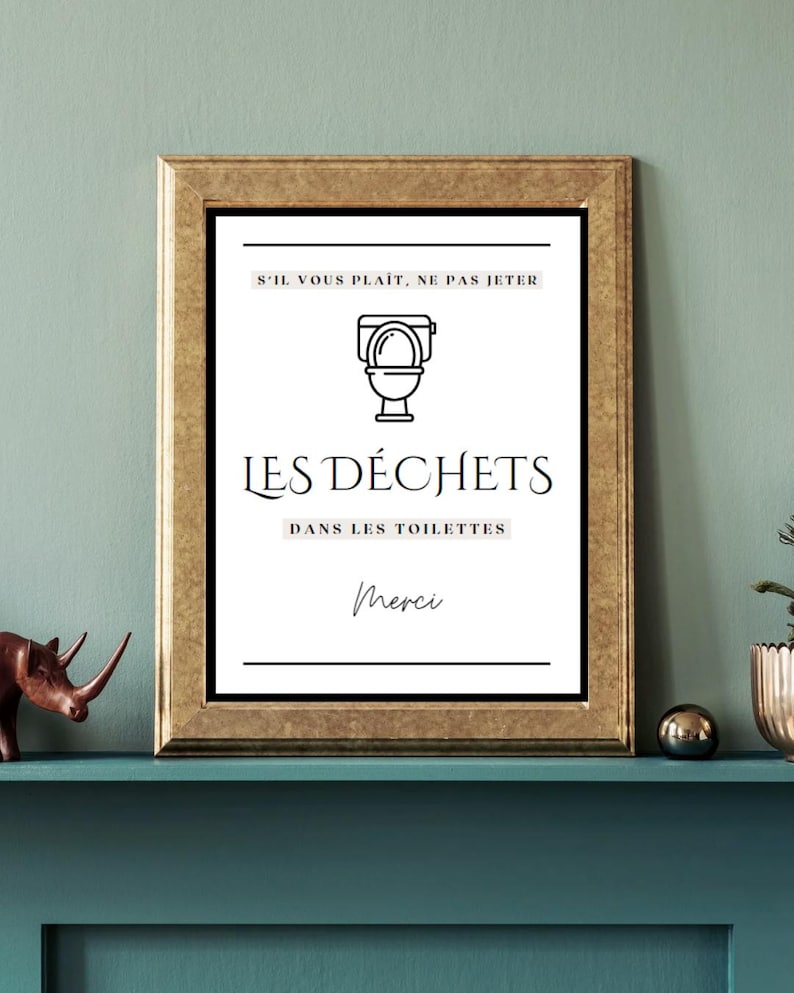 Toilet Sign, A4 Format, in Files: 1 PDF and 1 JPG + 1 Editable Model on ...