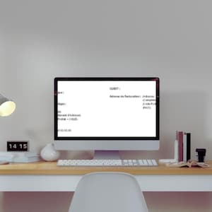 Excel Commercial Invoice Template, Self-employed, Form in French ...