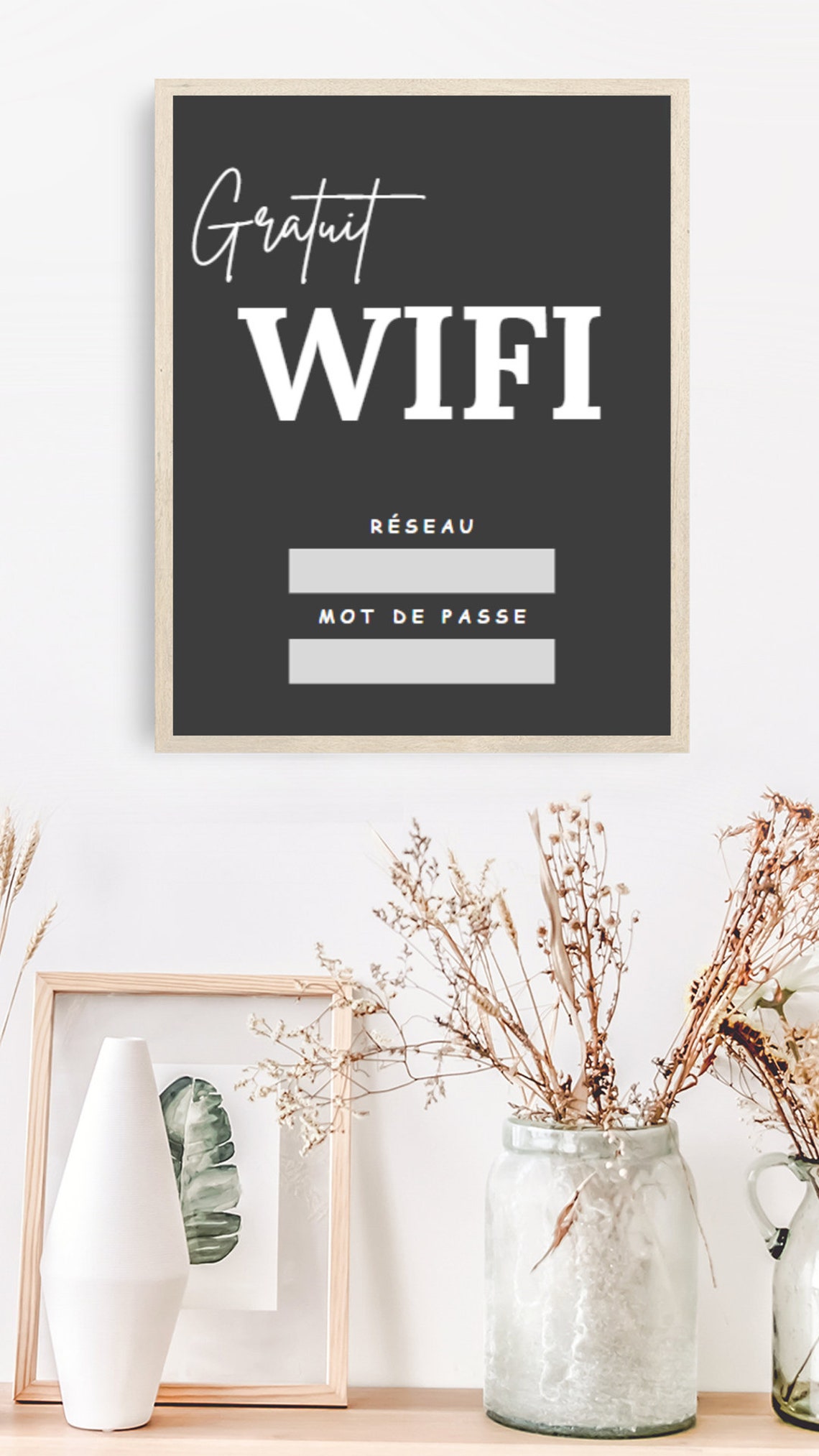 Wifi Password Printable, Wifi Password Download, Wifi Password Business ...