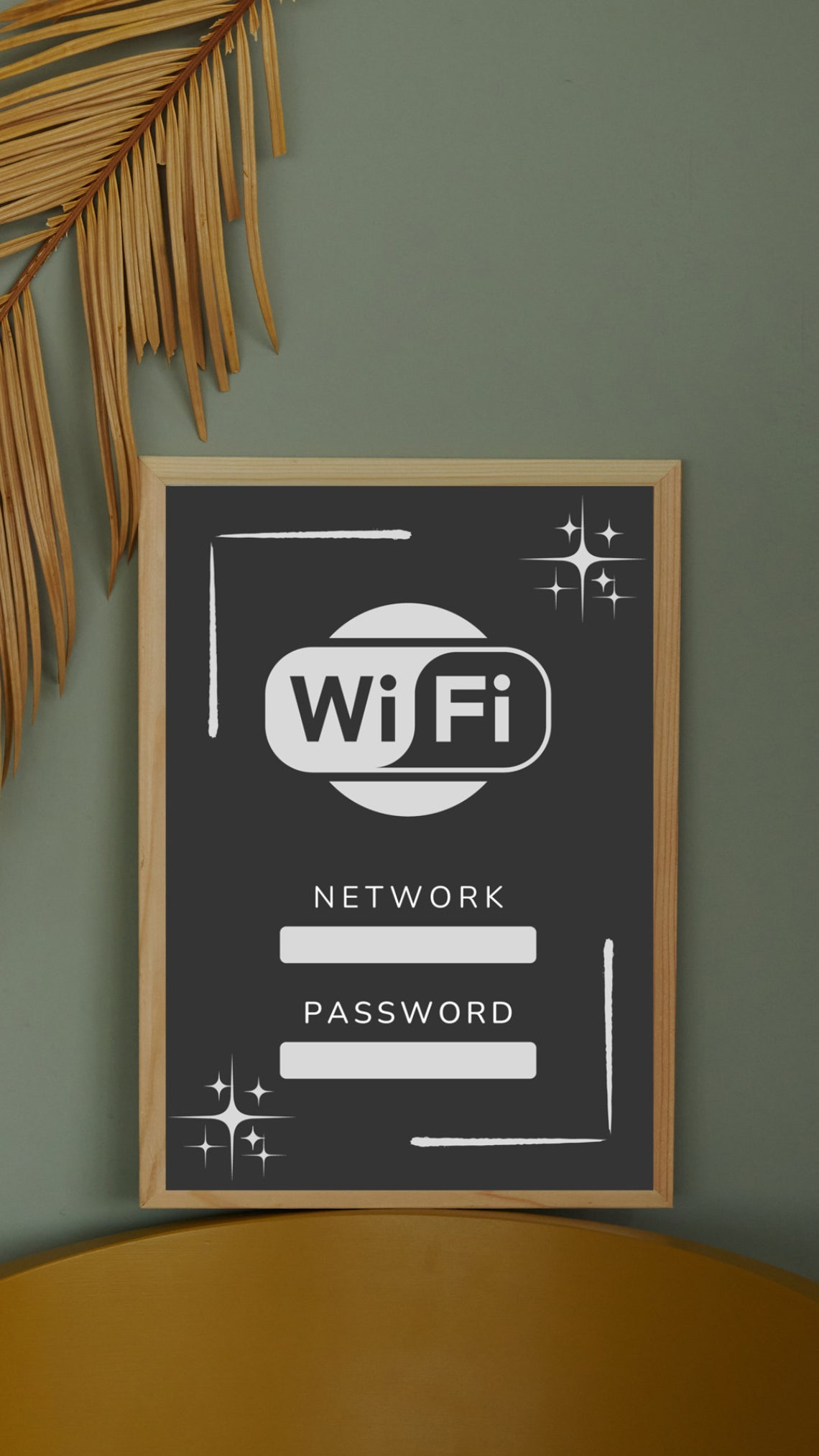 Wifi Password Printable, Wifi Sign, Wifi Password Download, Wifi ...