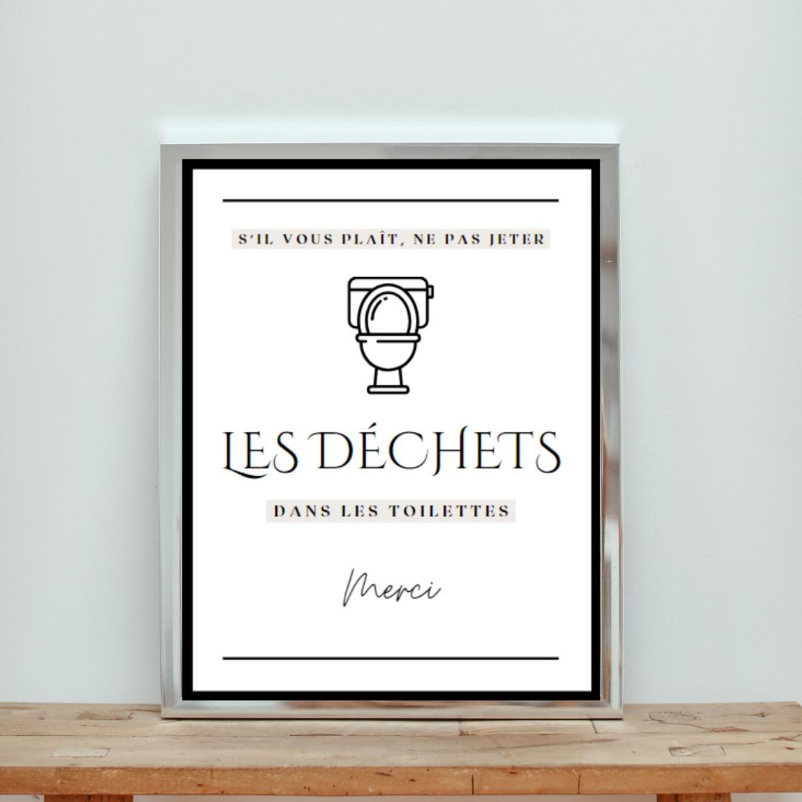 Toilet Sign, A4 Format, in Files: 1 PDF and 1 JPG + 1 Editable Model on ...