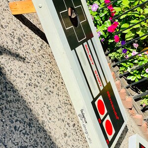 Handmade/painted Old School Nintendo Controller Cornhole Boards and ...