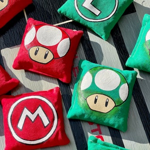 Handmade/painted Old School Nintendo Controller Cornhole Boards and ...