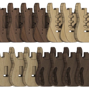 Stratocaster Body - Electric Guitar - CAD Model - 7 Variants - .step ...