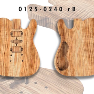Telecaster Body - Electric Guitar - CAD Model - 10 Variants - .step ...
