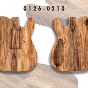 Telecaster Body - Electric Guitar - CAD Model - 10 Variants - .step ...