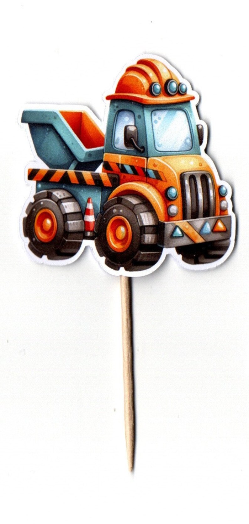 Construction Toppers, Construction Cupcake Toppers, Construction ...