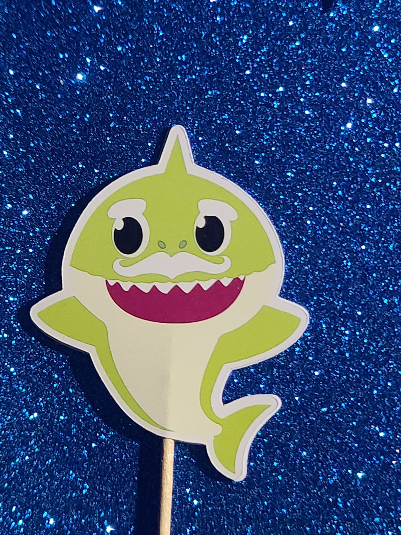 Baby Shark Toppers, Shark Family Cupcake Toppers. 12 Double Sided - Etsy