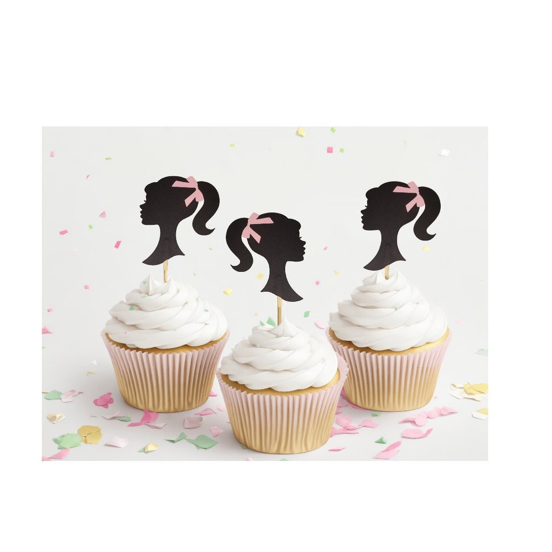 Fashion Doll, Glamour Girl Cupcake Toppers, Fashion Girl Cupcake Topper ...